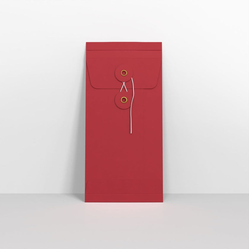Red String & Washer Gusset Envelopes | Lempac